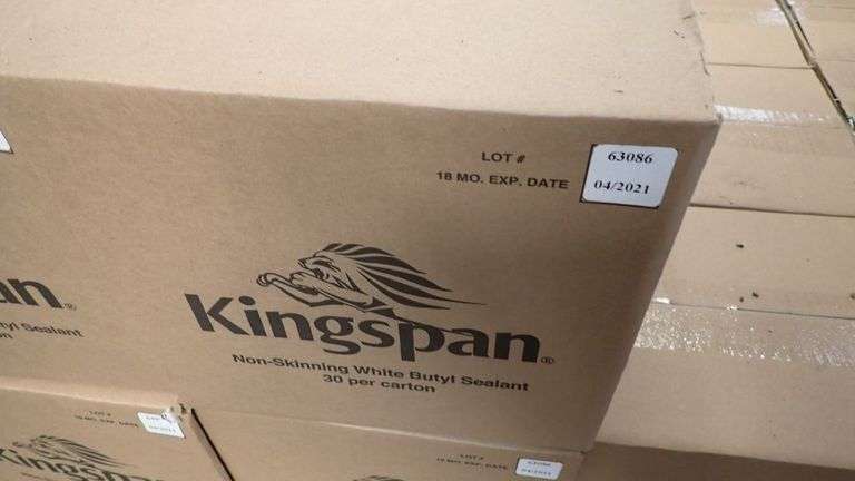 Lot of (720) Kingspan Non-Skinning White Buty L Sealnt - Yellow Tag ...