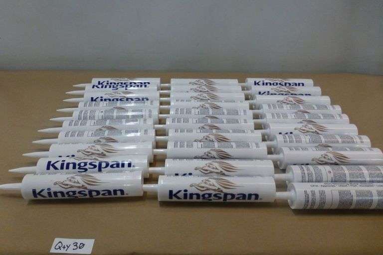Lot of (30) Kingspan Non-Skinning Buty 1 Sealants - Yellow Tag Auctions