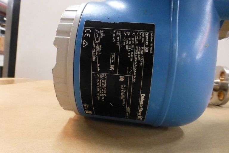 Endress & Hauser Promass 300 Flowmeter w/Promass F Flowmeter - Yellow ...