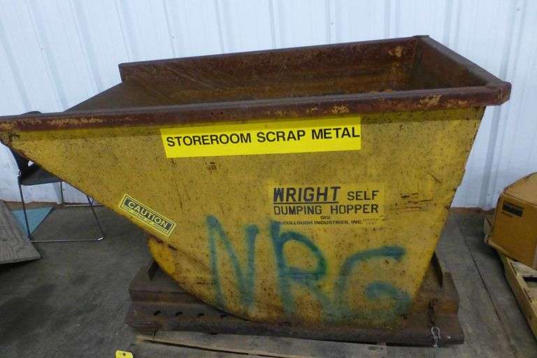 Wright Self Dumping Hopper - Yellow Tag Auctions