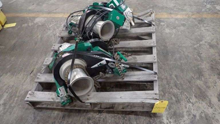 Lot of (2) Greenlee Super Tugger Heavy Duty Cable Pullers - Yellow Tag ...