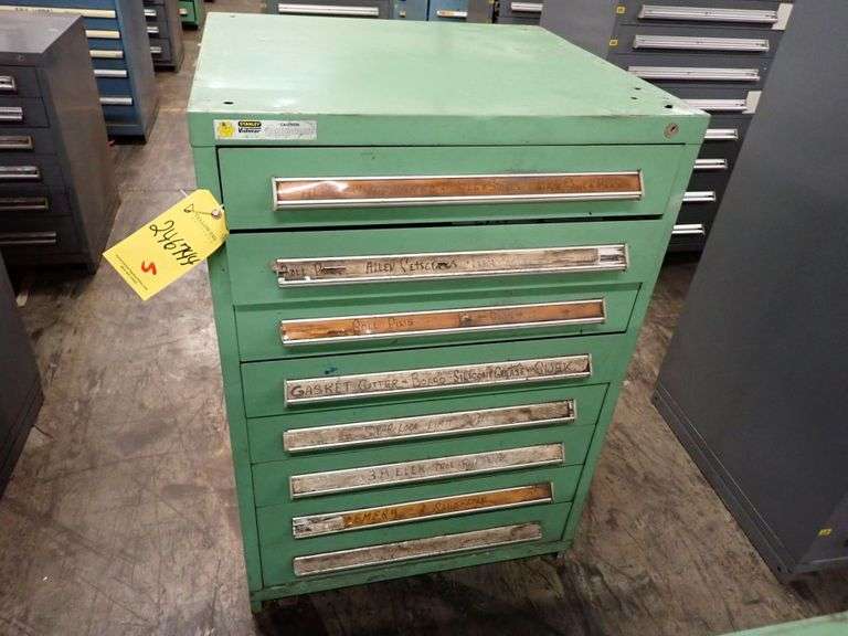Stanley Vidmar 7-Drawer Cabinet - Yellow Tag Auctions