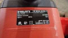 Hilti TE 800-AVR Hi-Drive Concrete Demolition Hammer - Yellow Tag Auctions