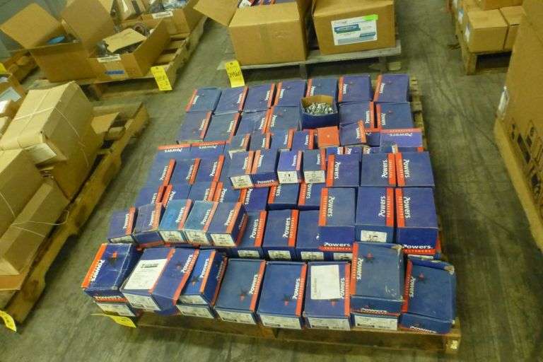 Lot of Assorted Power Fasteners Components - Yellow Tag Auctions