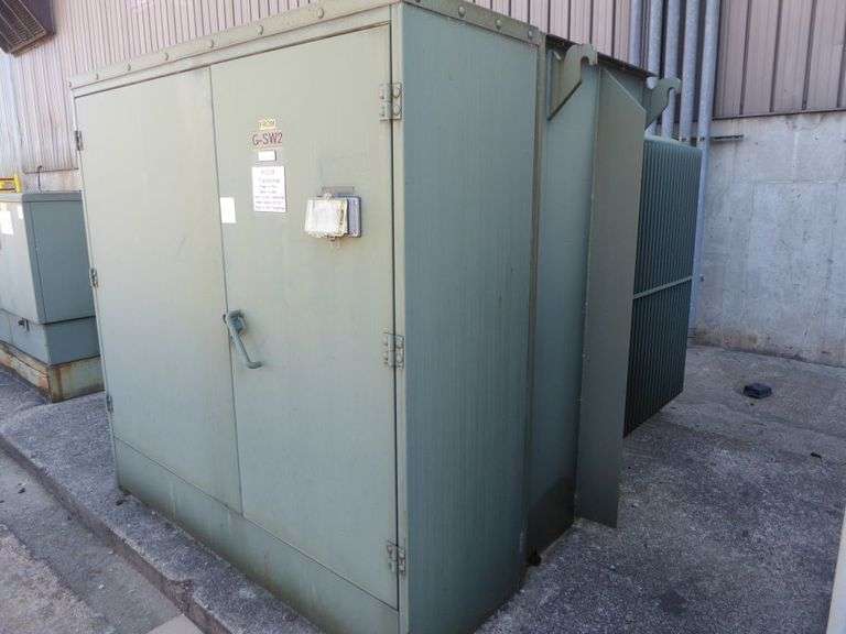 Cooper 2000 KVA Padmount Transformer - Yellow Tag Auctions