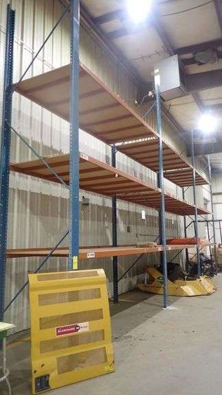 3-Shelf Pallet Racking - Yellow Tag Auctions