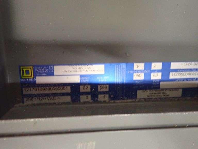 Square D Panelboard - Yellow Tag Auctions