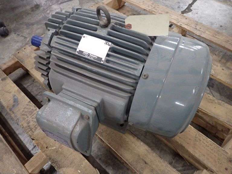 Teco Westinghouse 15 HP 3-Phase Induction Motor - Yellow Tag Auctions