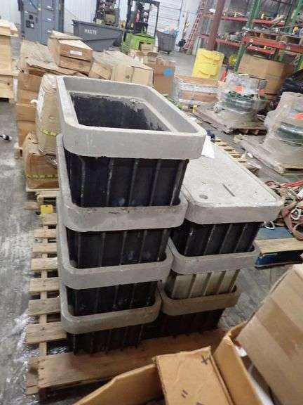 Lot of (10) Synertech Electric Underground Electrical Pull Boxes ...