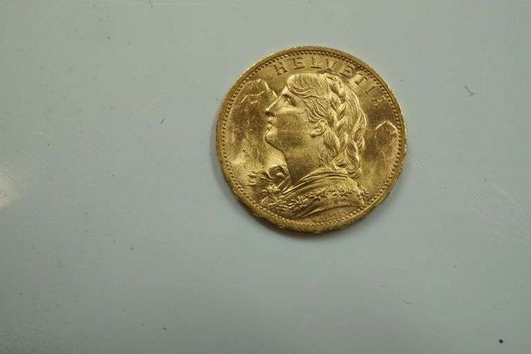 1980 20 Franc Gold Coin - Yellow Tag Auctions