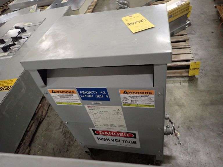 Cutler-Hammer 45 KVA Dry Type Distribution Transformer - Yellow Tag ...