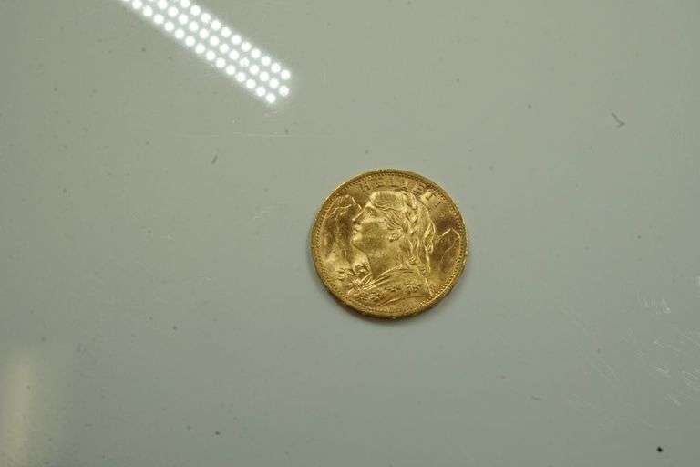 1980 20 Franc Gold Coin - Yellow Tag Auctions