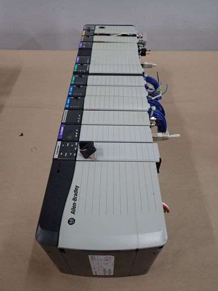 Allen Bradley Chassis with Power Supply and Modules - Yellow Tag Auctions