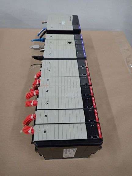 Allen Bradley Chassis with Power Supply and Modules - Yellow Tag Auctions