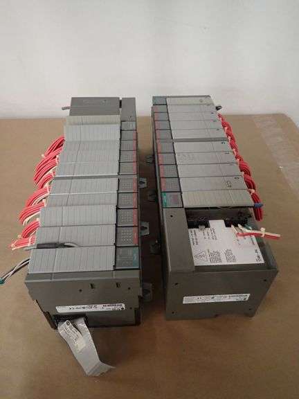 Lot of (2) Allen Bradley Chassis with Modules - Yellow Tag Auctions