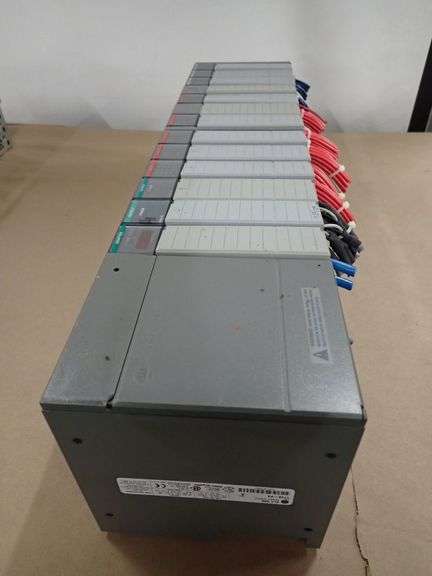 Allen Bradley Chassis with Power Supply and Modules - Yellow Tag Auctions