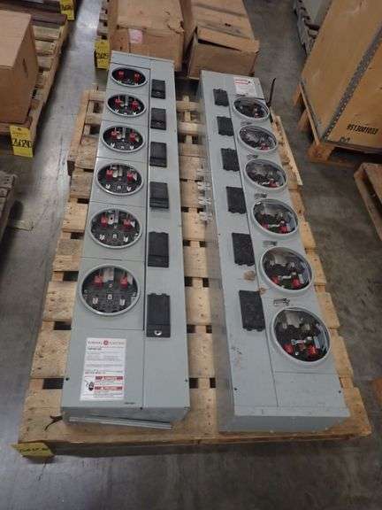 Lot of (2) General Electric Modular Metering Meter Stack - Yellow Tag ...