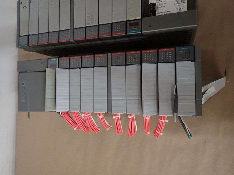 Lot of (2) Allen Bradley Chassis with Modules - Yellow Tag Auctions