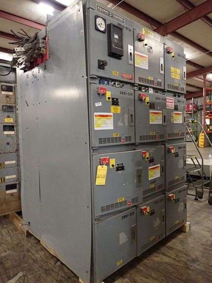 Square D Low Voltage Drawout Switchgear - Yellow Tag Auctions
