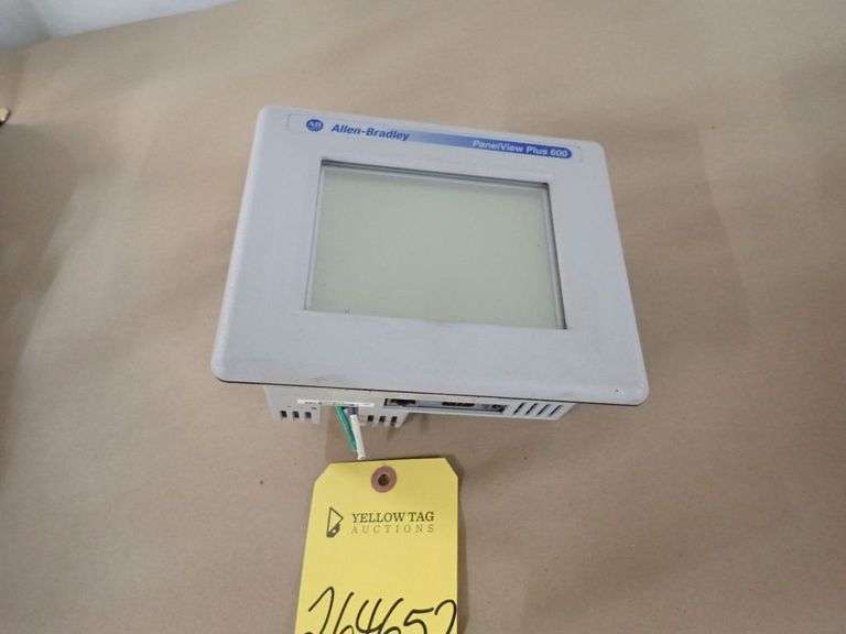 Allen Bradley Panelview Plus 600 - Yellow Tag Auctions