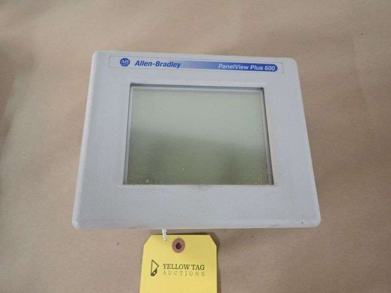 Allen Bradley Panelview Plus 600 - Yellow Tag Auctions