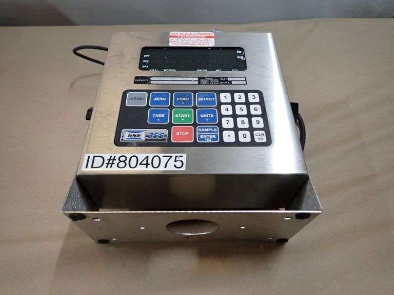 GSE 355 Weigh Meter - Yellow Tag Auctions