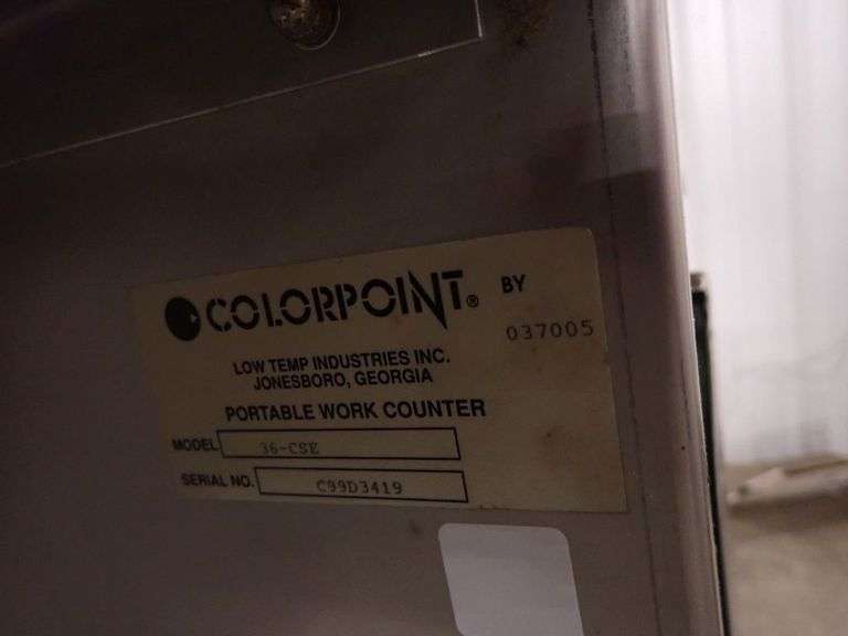 Colorpoint Portable Work Counter - Yellow Tag Auctions