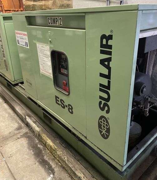 Newington, NH - Sullair ES-8 Air Compressor - Yellow Tag Auctions
