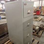 Fire King File Cabinet - Yellow Tag Auctions