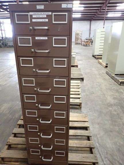 9-Drawer GF Filing Cabinet - Yellow Tag Auctions
