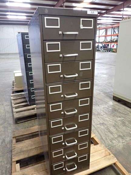 9-Drawer Filing Cabinet - Yellow Tag Auctions