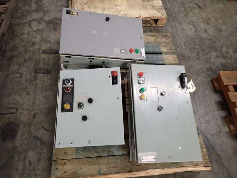 Lot of (3) General Electric Motor Control Centers - Yellow Tag Auctions