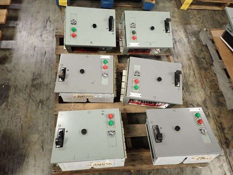 Lot of (6) General Electric Motor Control Centers - Yellow Tag Auctions
