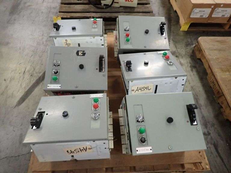 Lot of (6) General Electric Motor Control Centers - Yellow Tag Auctions