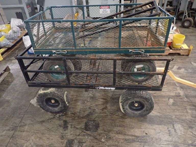 Lot of (2) Assorted Push - Pull Carts - Yellow Tag Auctions