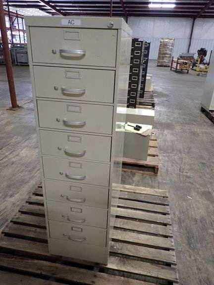 8-Drawer Filing Cabinet - Yellow Tag Auctions