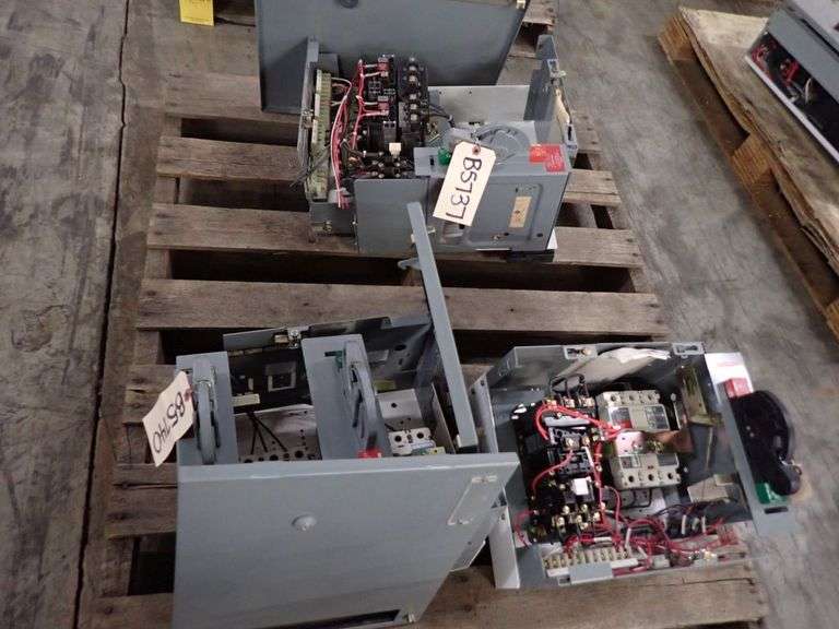 Lot of (3) Allen Bradley Motor Control Center Units - Yellow Tag Auctions