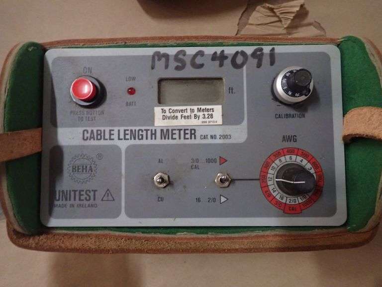 Unitest Cable Length Meter - Yellow Tag Auctions