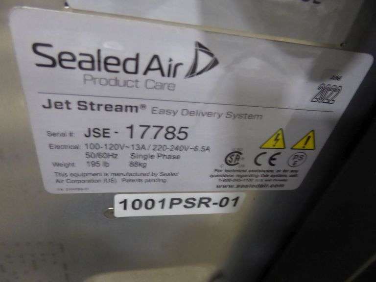 Sealed Air Jet Stream Easy Delivery System - Yellow Tag Auctions