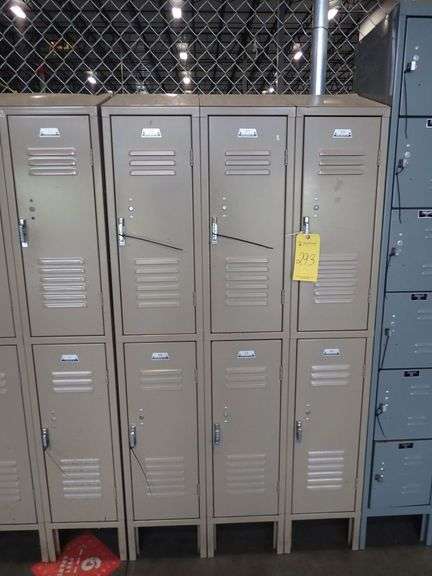 Lot of (9) Penco Locker Sections - Yellow Tag Auctions