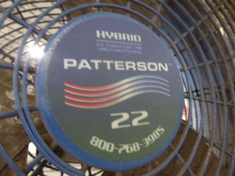 Patterson High Velocity 22" Fan with Mount - Yellow Tag Auctions