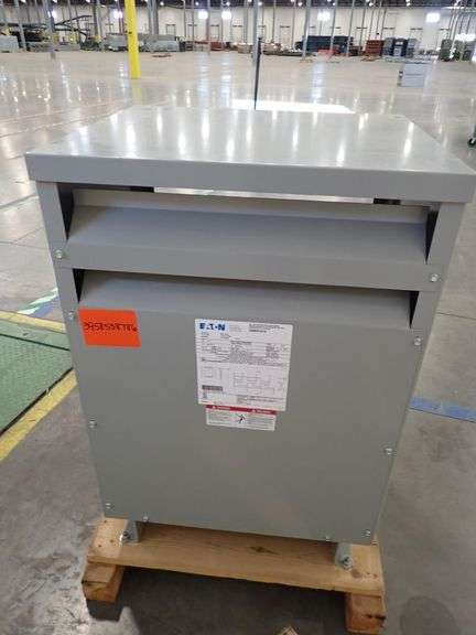 Eaton Dry-Type Distribuiton 45 KVA Transformer - Yellow Tag Auctions