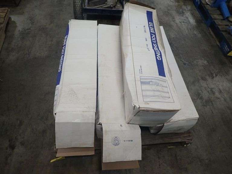 Lot of (4) Boxes Uline Poly Sheeting - Yellow Tag Auctions