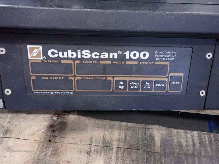 Cubiscan 100 Scale - Yellow Tag Auctions