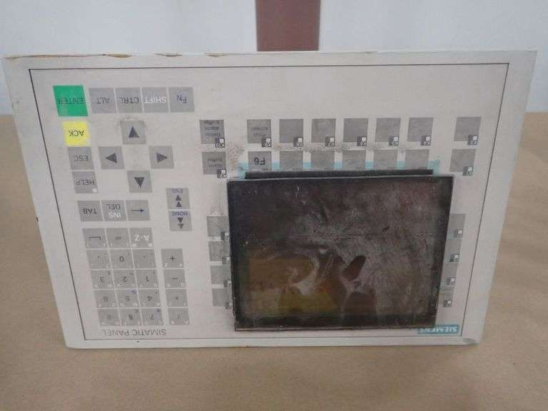 Lot of (2) Siemens Simatic Panels - Yellow Tag Auctions