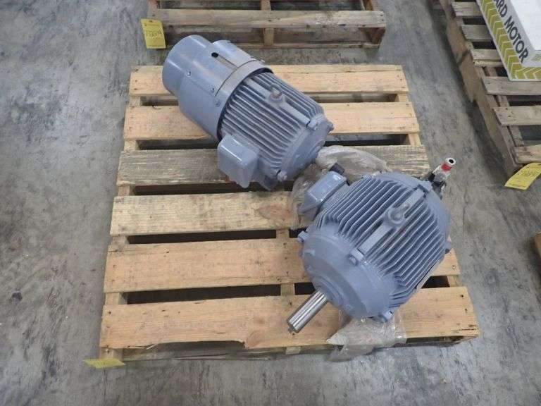 Lot of (2) Varispeed-676 3-Phase Induction Motors - Yellow Tag Auctions