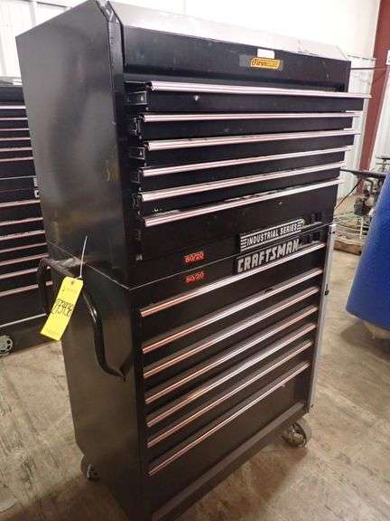 Craftsman 13-Drawer Portable Tool Box with Content - Yellow Tag Auctions