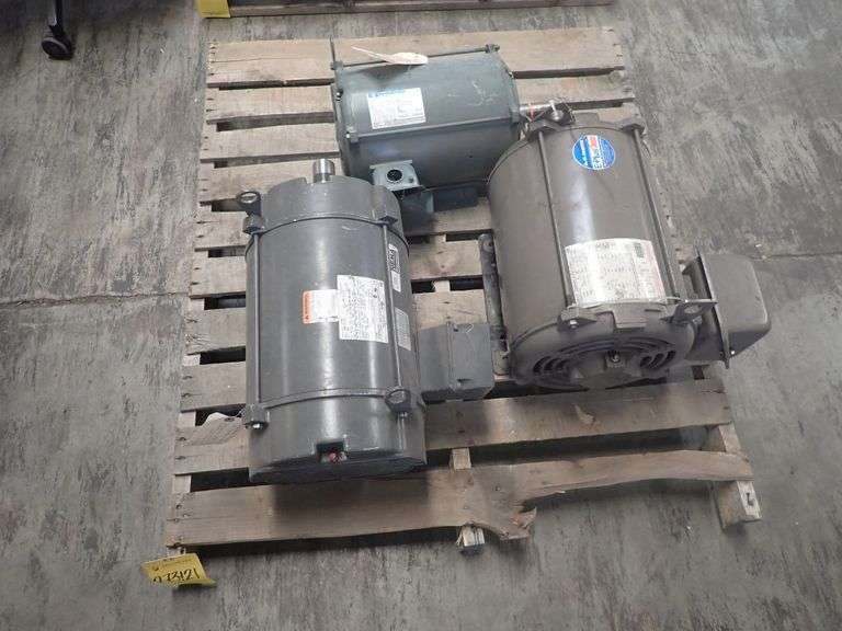 Lot of (3) Assorted Motors - Yellow Tag Auctions