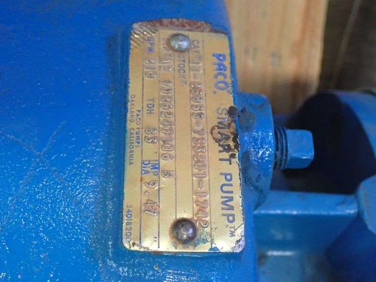 Paco Centrifugal Pump - Yellow Tag Auctions