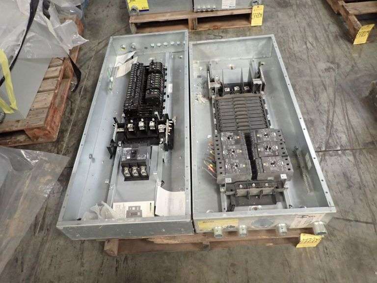 Lot of (2) Square D Panelboards - Yellow Tag Auctions
